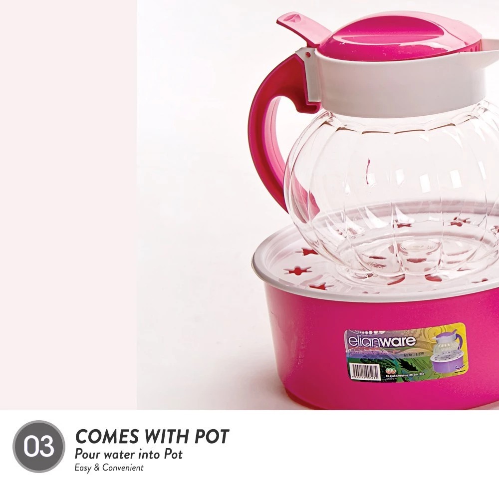 Elianware 1.6 Ltr BPA Free Hand Washing Pot with Tray – JayaMax