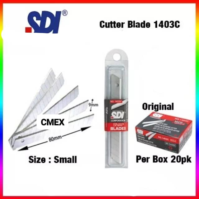 SDI 1403C 1403 Small Cutter Blade Refill Snap Blades 100 pcs (widely ...