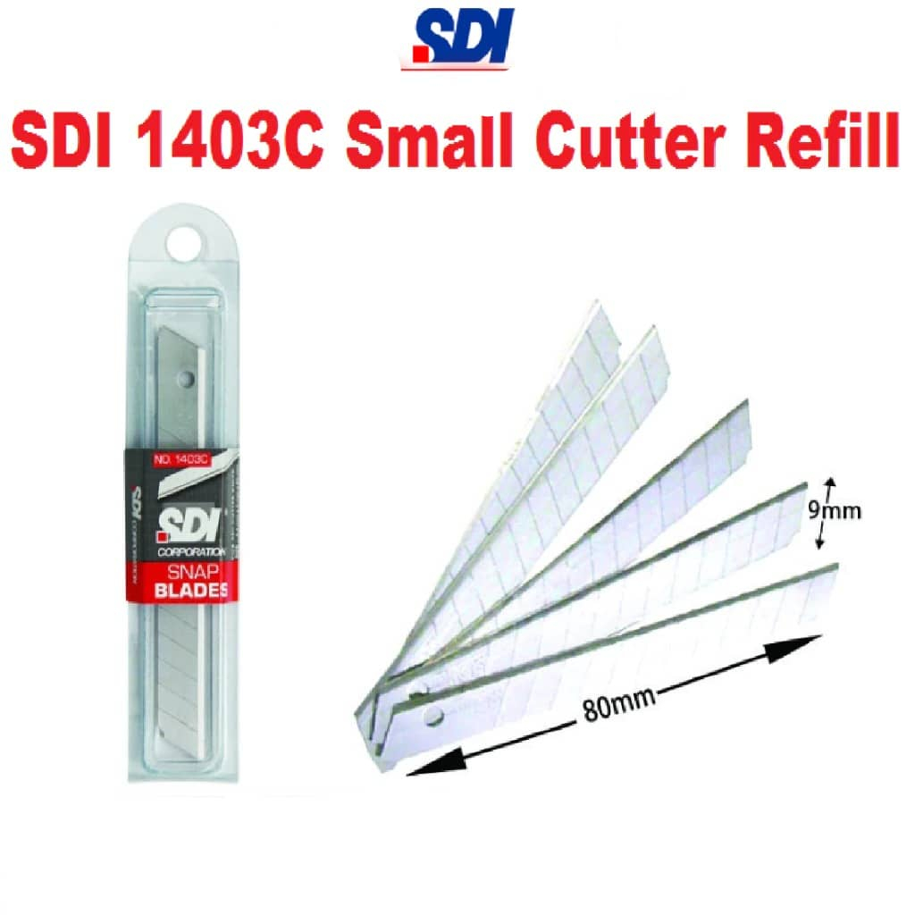 SDI 1403C 1403 Small Cutter Blade Refill Snap Blades 100 pcs (widely ...